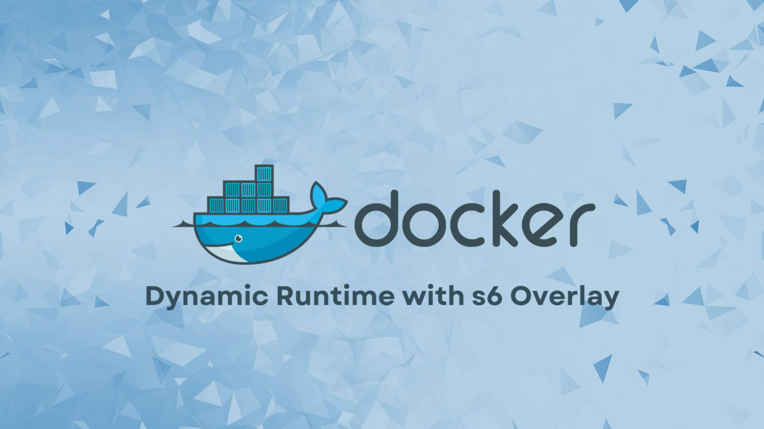 Dynamic Runtime Configuration with s6 Overlay - AlexBusu